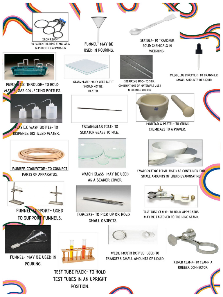 20 Lab Equip and Uses | PDF