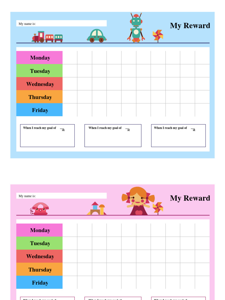 My Reward Chart | PDF