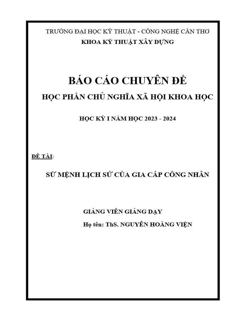 Bài Báo Cáo 2 | PDF
