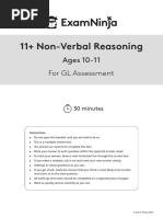 CGP 11+ Verbal Reasoning Sample Test | PDF | Standardized Tests | Tests