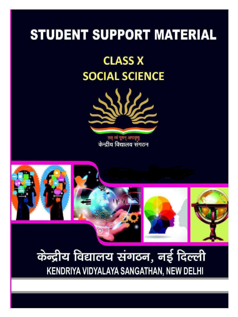 Class 10 Social Science Support Material | PDF | Educational Assessment