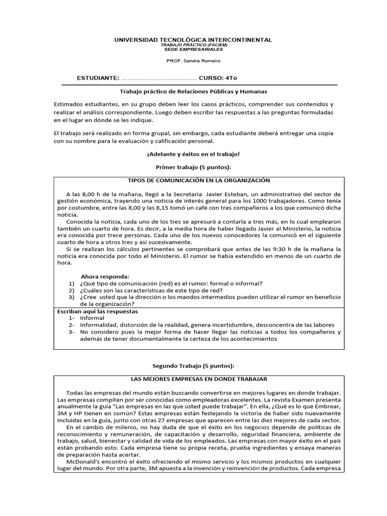 TP Final | PDF | Business | Comportamiento organizacional
