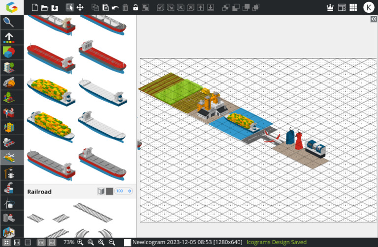 Icograms 3D Map Online Designer - Create Maps, Diagrams, Infographics ...