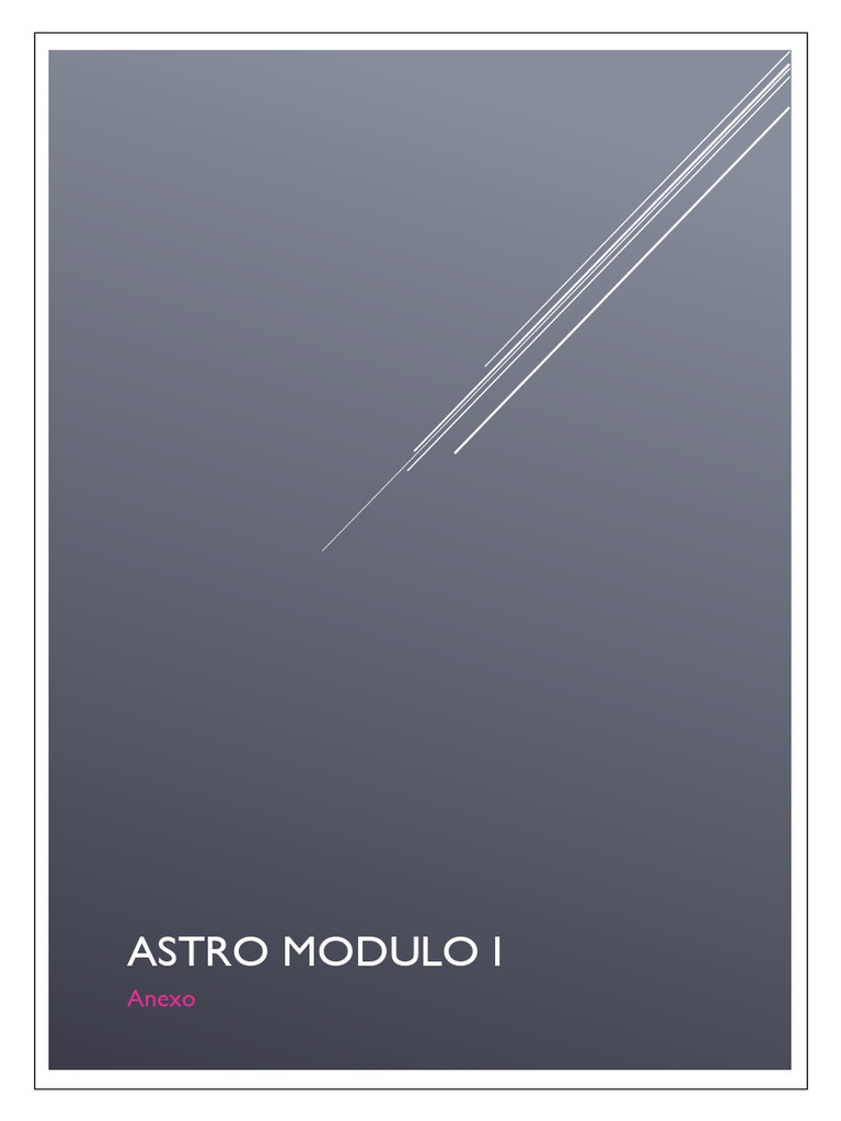 Anexo Astro Modulo I | PDF | Horóscopo