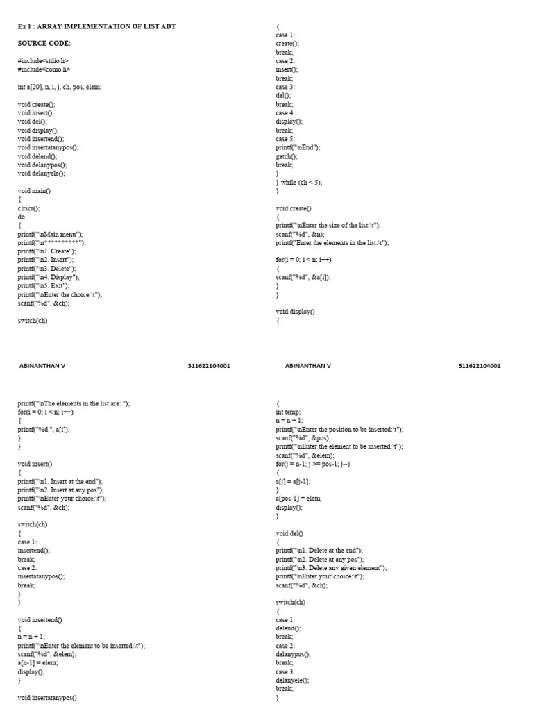 Data Structure 01 | PDF | Queue (Abstract Data Type) | Software Engineering