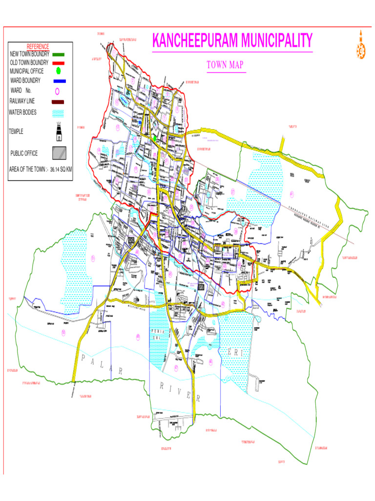 Kanchipuram Town Map | PDF