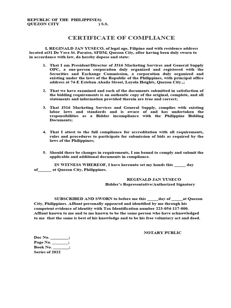 Aff Compliance | PDF