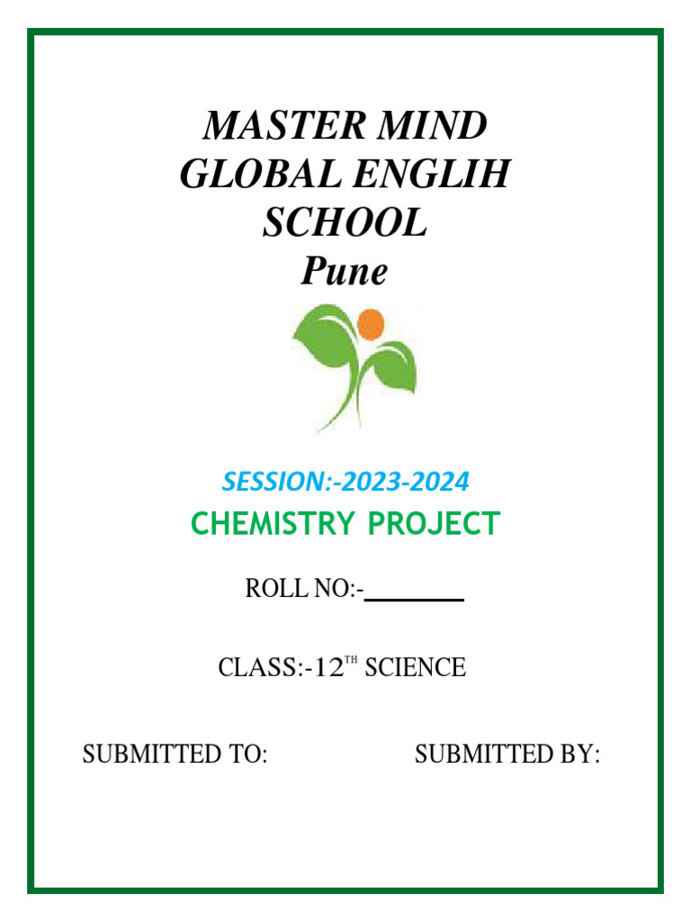 Master Mind Chemistry Certificate | PDF