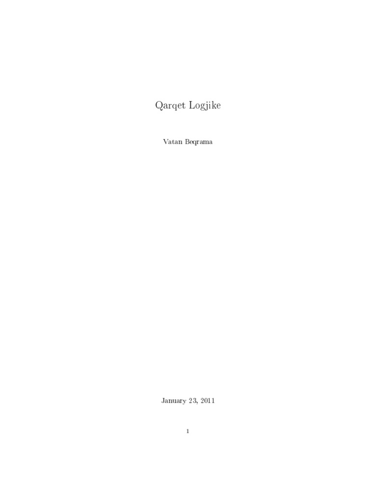 Qarqet Logjike | PDF
