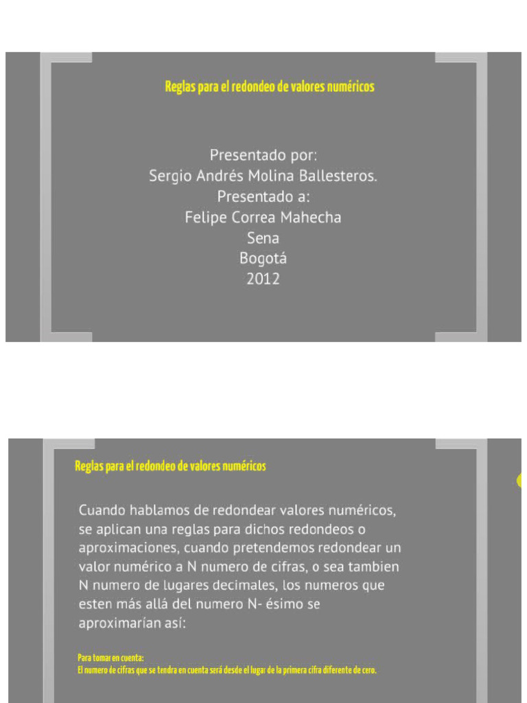 Redondeo NTC 3711 | PDF