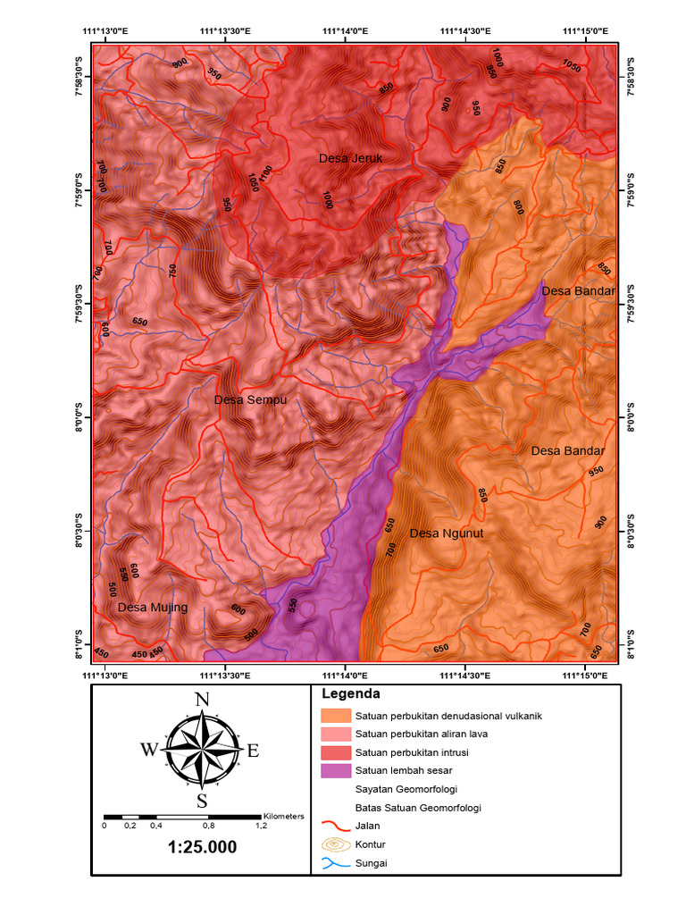 Peta Geomorfologi | PDF
