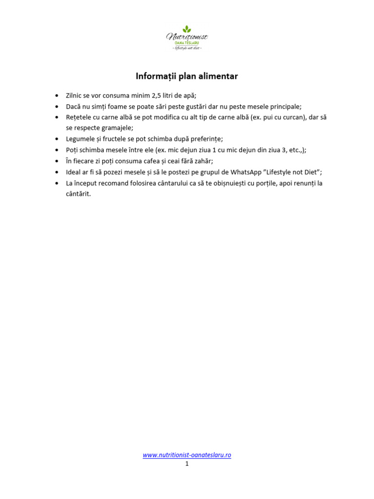 Plan-Alimentar-S1 | PDF