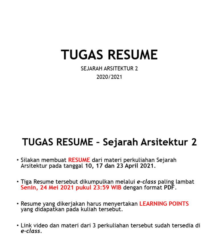 Tugas Resume | PDF | Seni