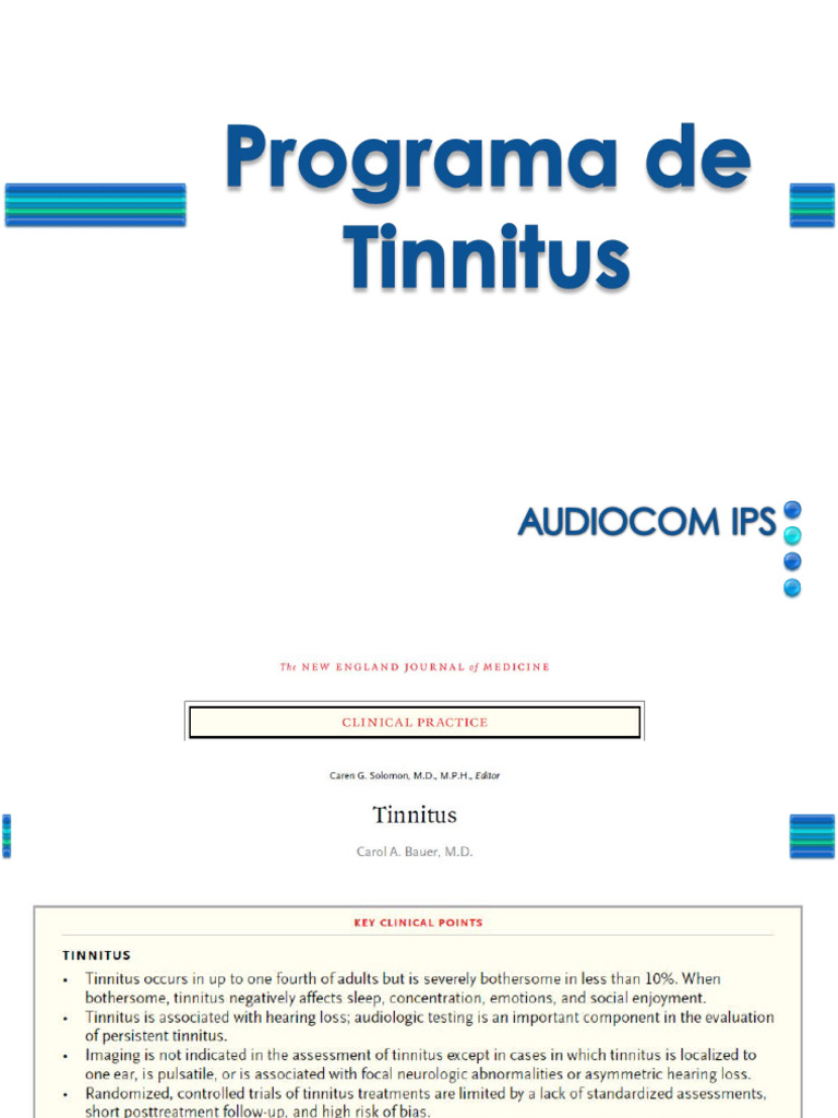 Protocolo Prueba de Tinnitus | PDF
