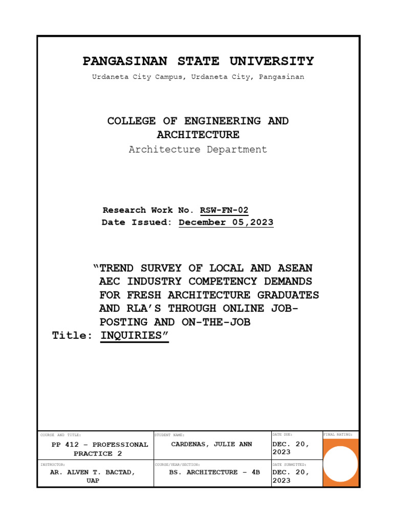 Cardenas - Julie Ann - PP2 - RSW-FN02 | PDF | Sustainable Design | Pedagogy