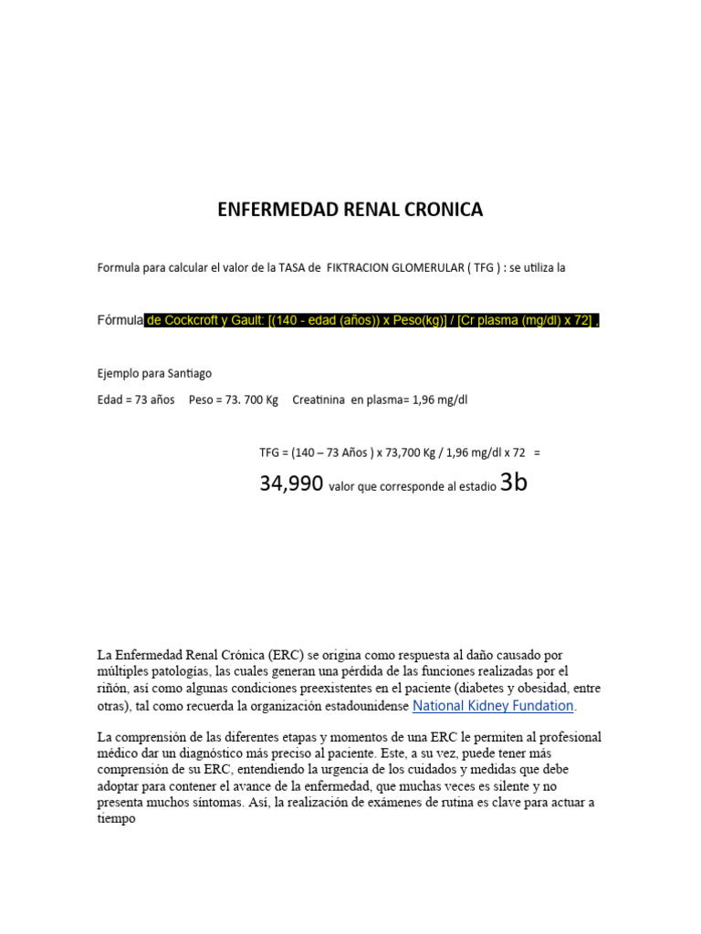 Enfermedad Renal Cronica | PDF | Enfermedad renal crónica | Epidemiología