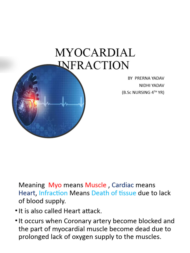 Myocardial Infraction Improved | PDF | Myocardial Infarction | Ischemia