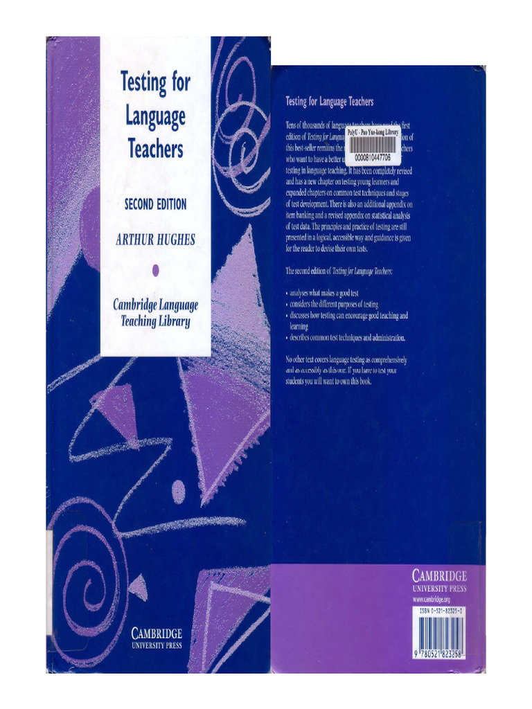 Hughes - Testing-for-Language-Teachers-2nd - Hughes - 2 | PDF