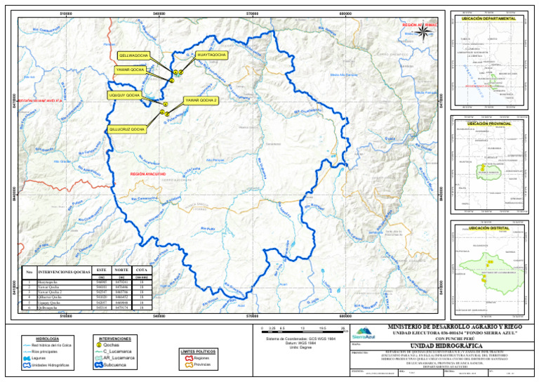 1.-Mapa de Unidad Hidrografica | PDF | América del Sur | Perú