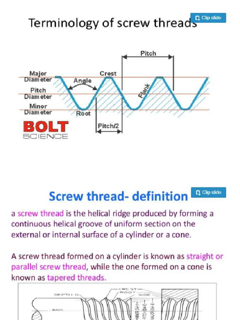 Common Screw Thread Errors | PDF | Screw | Mechanical Engineering