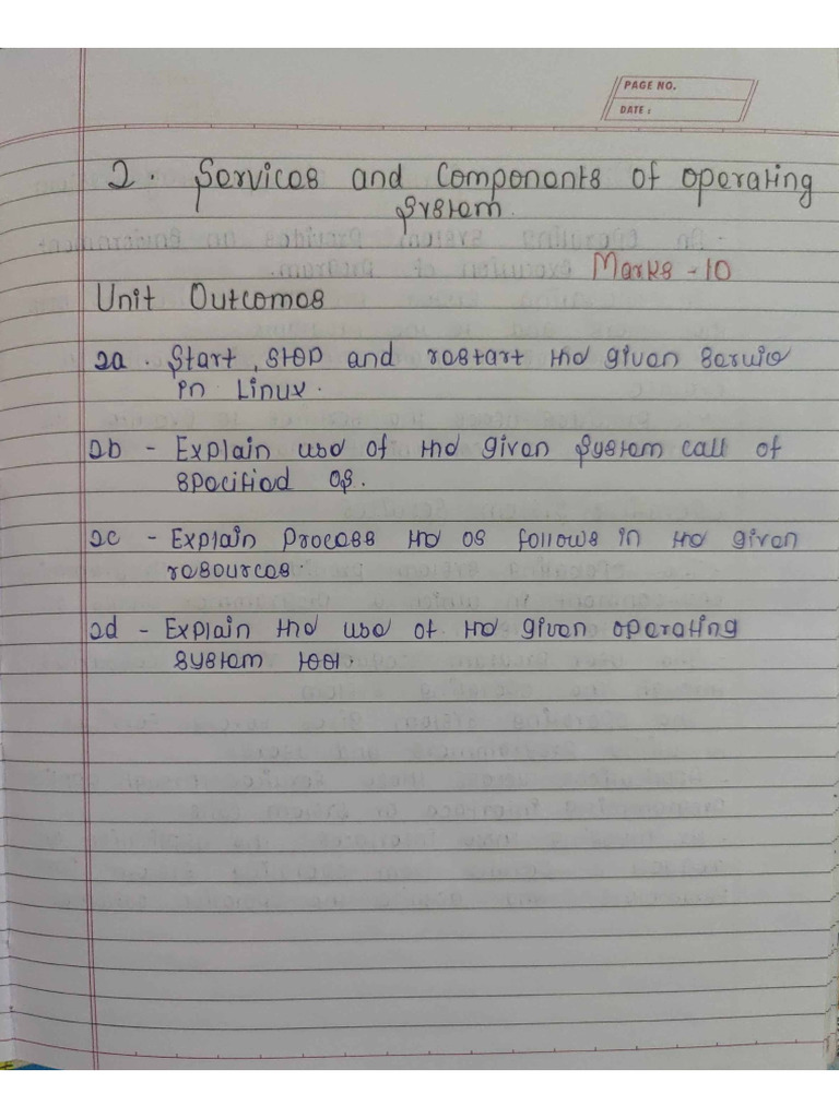 Unit 2 Operating System | PDF