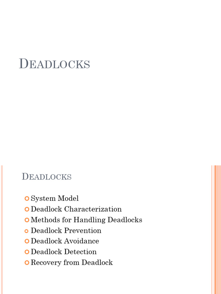 Deadlocks Pdf Process Computing Computing