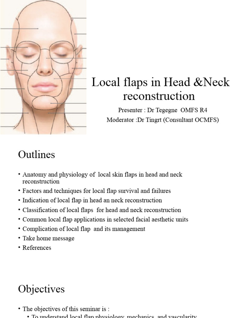 Local Flaps in Head &Neck Reconstruction | PDF | Skin | Surgical Suture
