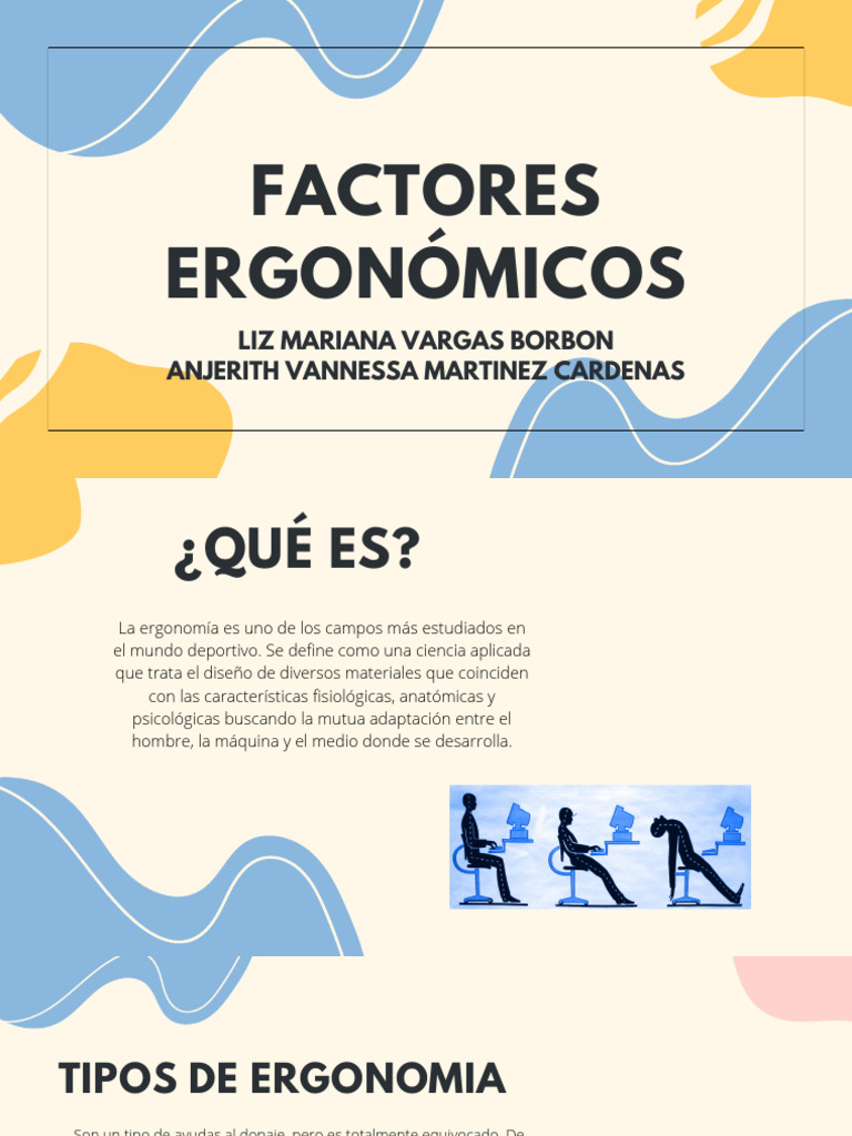 Factores Ergonomicos Pdf