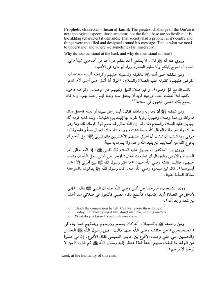 Insan Al-Kamil Extracts | PDF