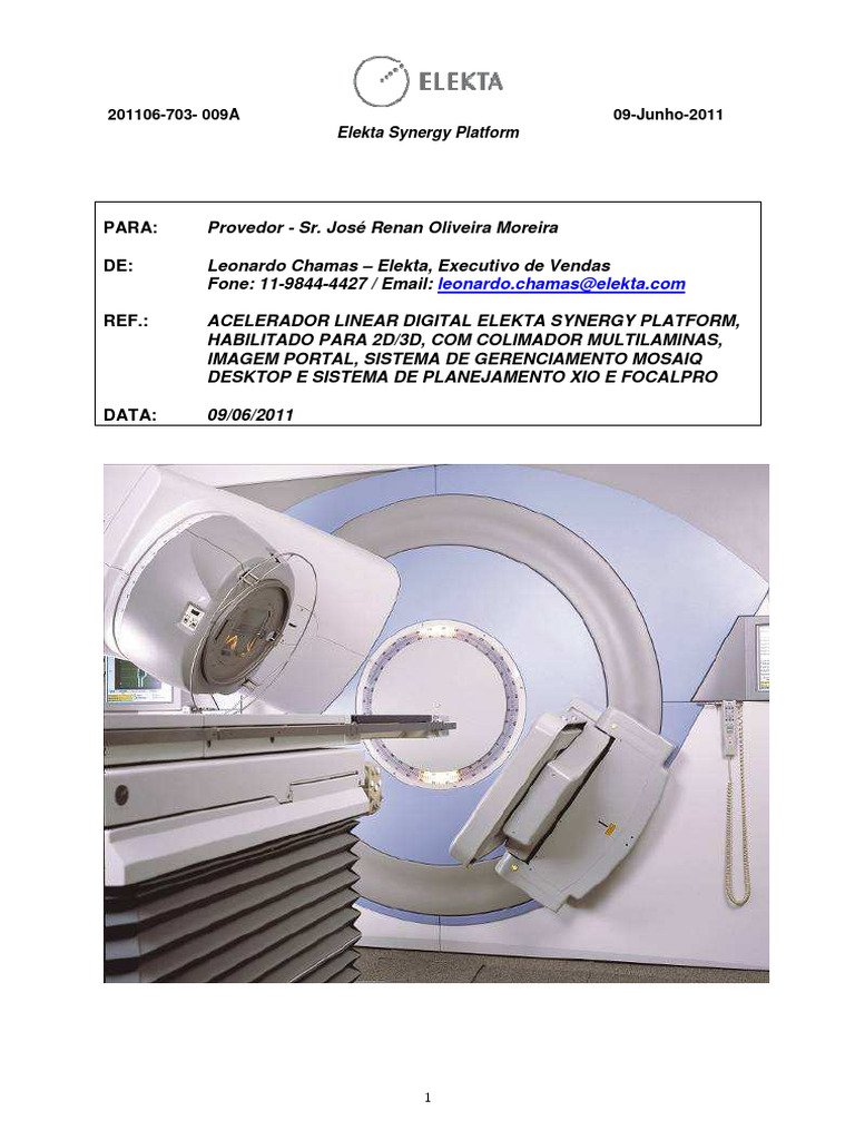 Elekta Synergy Platform r201106703009 | PDF | Informática