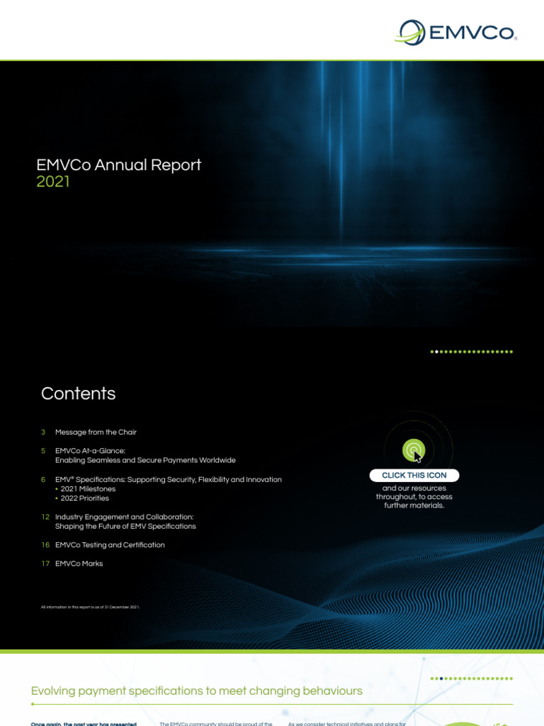 EMVCo Annual Report 2021 | PDF