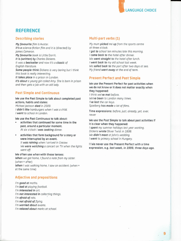 M. 4 Language Choice - Reference | PDF