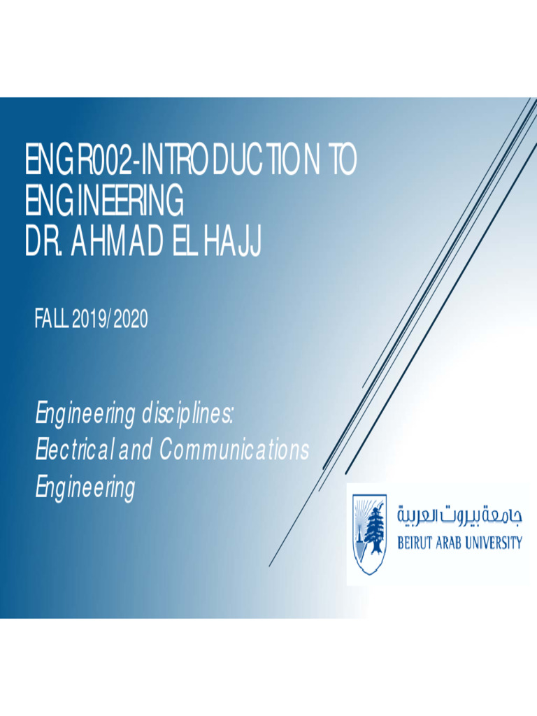 Electrical and Communications Engineering | PDF | Electronics ...