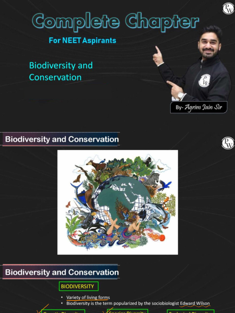 BIODIVERSITY AND CONSERVATION _ Class Notes __ NEET Mind-Map | PDF