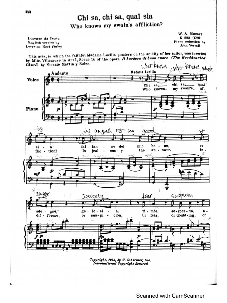 Chi Sa, Chi Sa Mozart | PDF