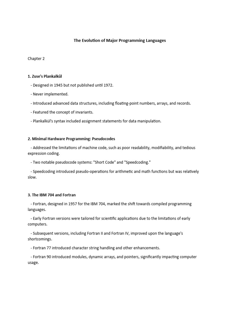 Summary Of Ch 2 Ppl Pdf Object Oriented Programming Computer Programming 2198