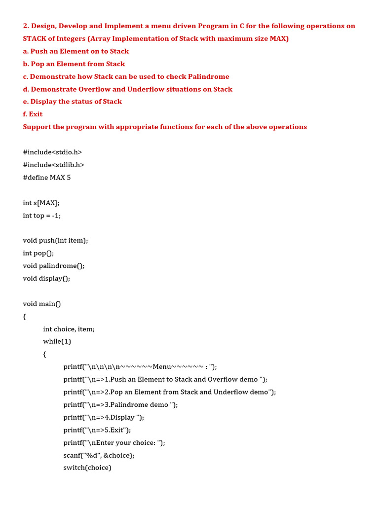 Dsa Lab PRG - 3 | PDF | Software Development | Computer Engineering Dsa Lab PRG - 3 | PDF | Software Development | Computer Engineering