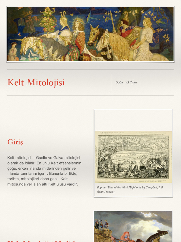 Kelt Mitolojisi Dogainciyilan | PDF