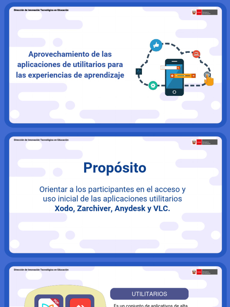 Aprovechamiento de Las Aplicaciones de Utilitarios para Las Experiencias de Aprendizaje | PDF ...