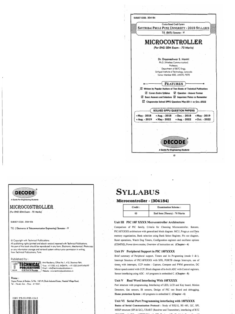 Microcontroller Decode | PDF | Central Processing Unit | Electrical ... Microcontroller Decode | PDF | Central Processing Unit | Electrical ...