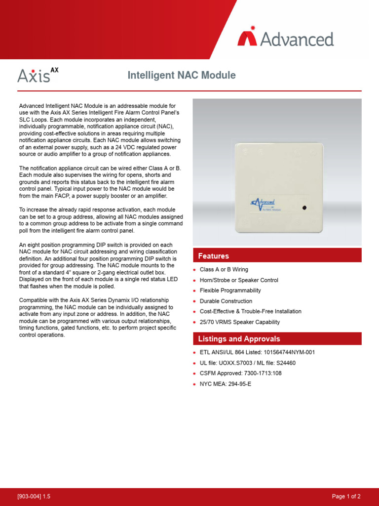 Inteligent NAC Module | PDF | Electrical Components | Electrical ...