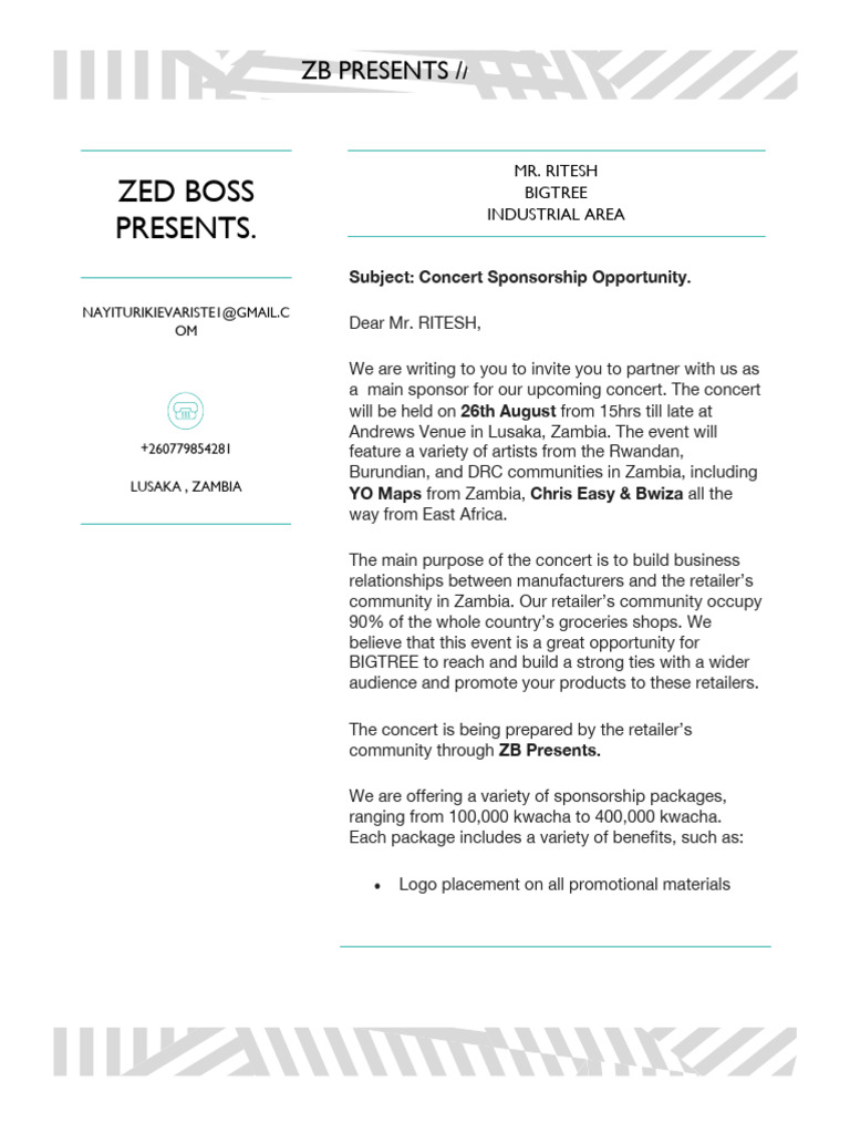 ZB Presents | PDF | Human Communication | Business