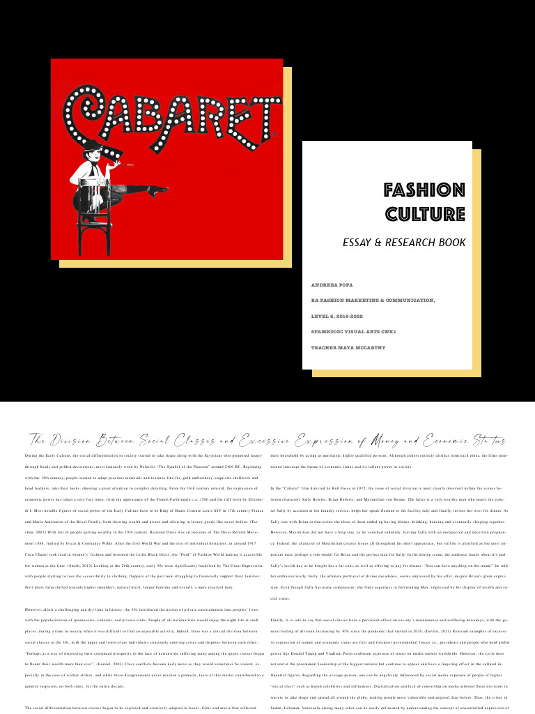 Fashion & Class: Historical Analysis | PDF