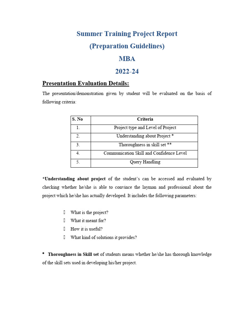 Summer Training Project (SIP) Report | PDF | Methodology
