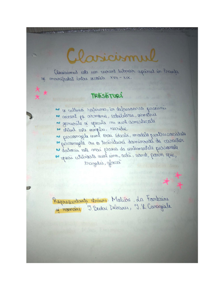 Curentele Literare (Imagini Din Portofoliu) | PDF