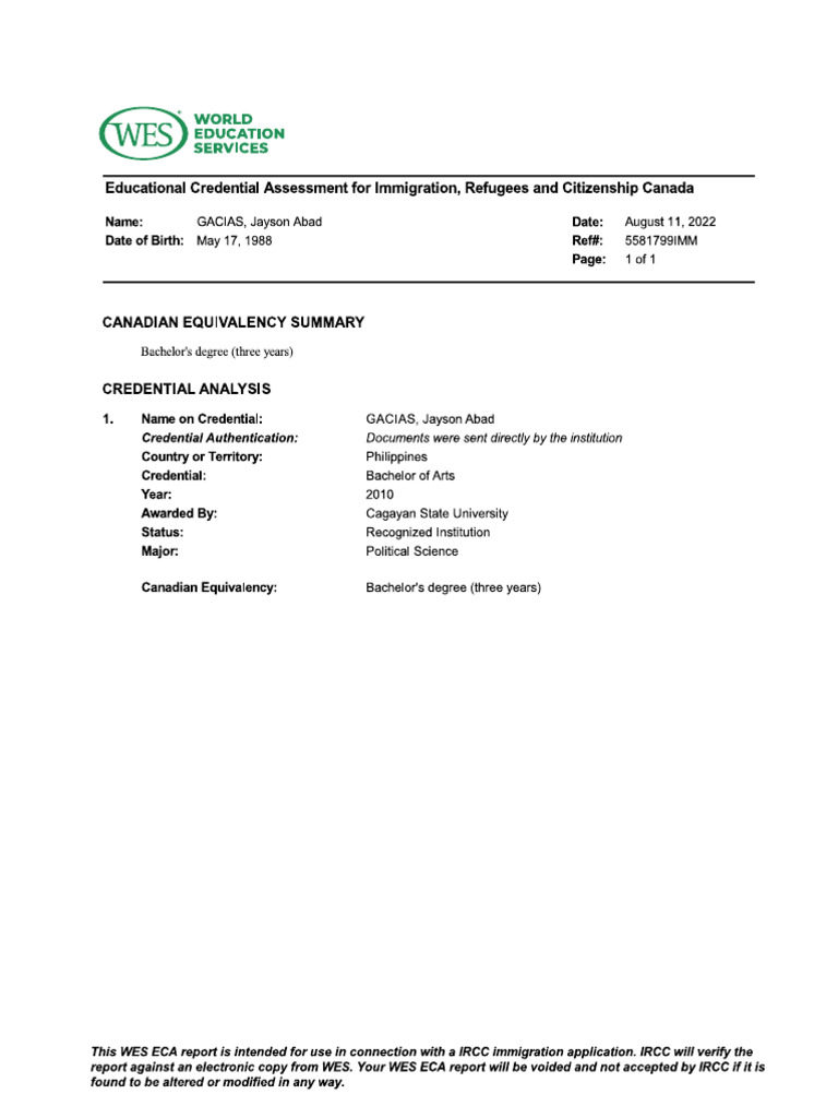 ECA Report | PDF