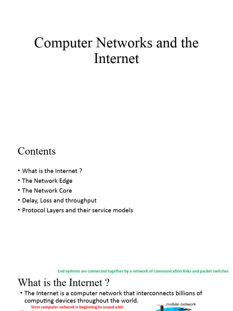 Lecture - 01 Part01 | PDF | Computer Network | Internet