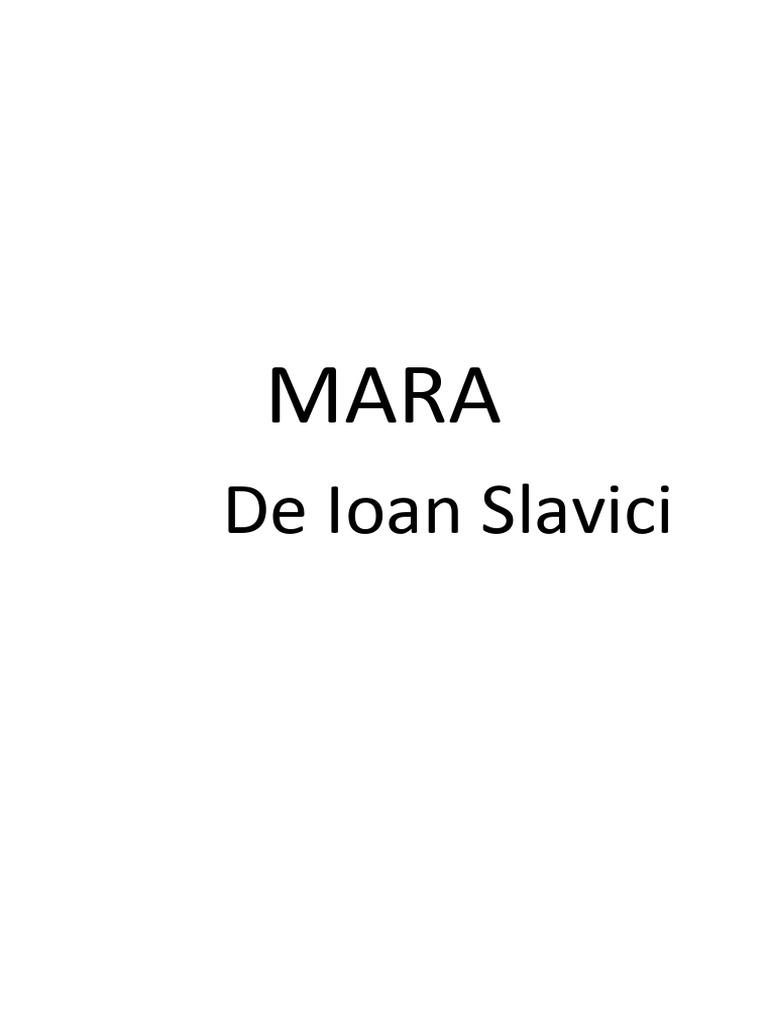 De Ioan Slavici | PDF