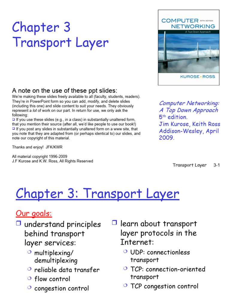 Lecture - 6 UDP TCP (Final) | Download Free PDF | Transmission Control Protocol | Port (Computer ...