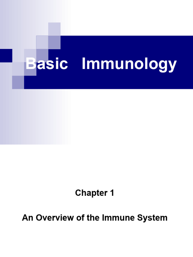 Introduction to Basic Immunology | PDF | Immune System | Adaptive ...